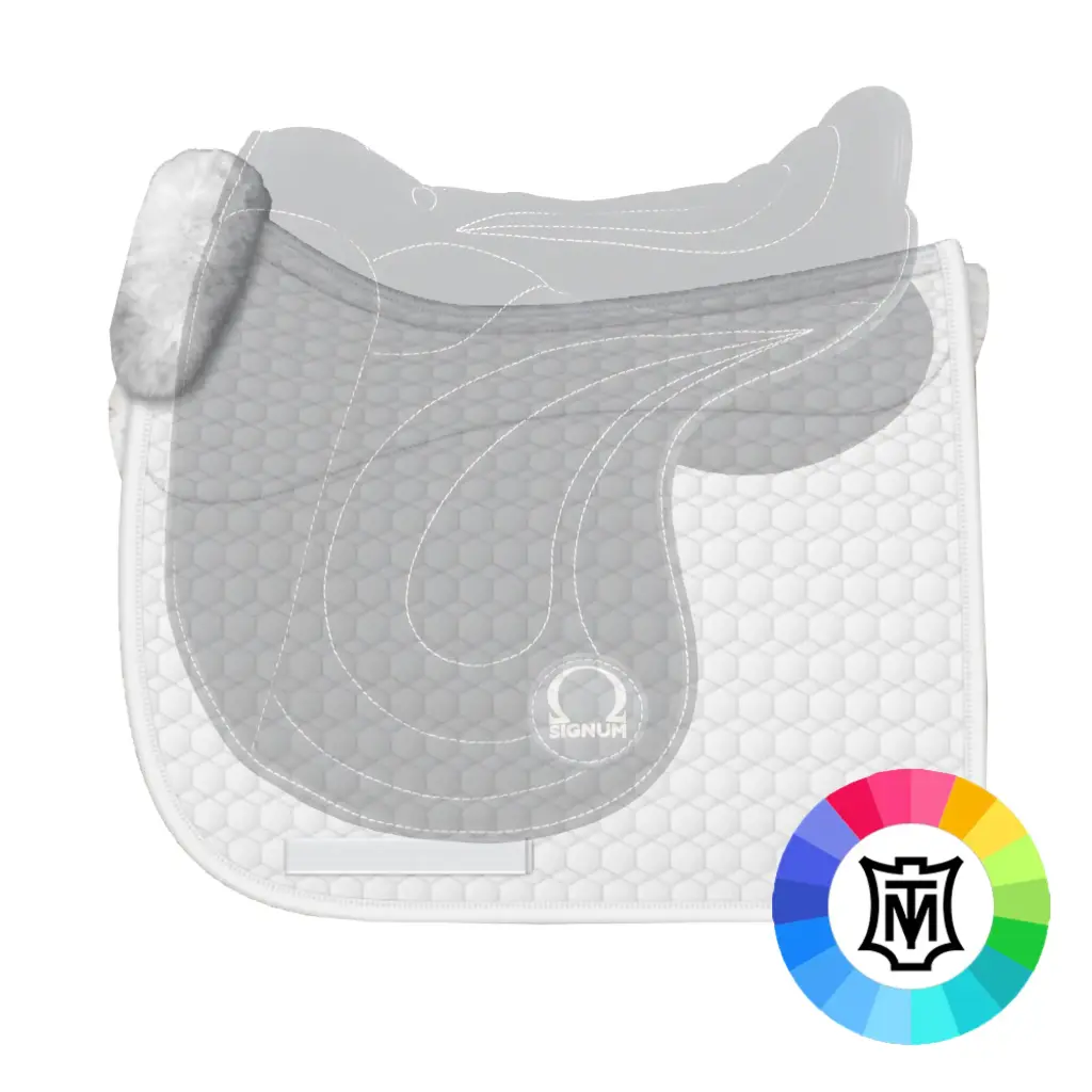 Lammfell Sattelunterlage für ein Signum Reitpad & PADDLE® konfigurieren ...